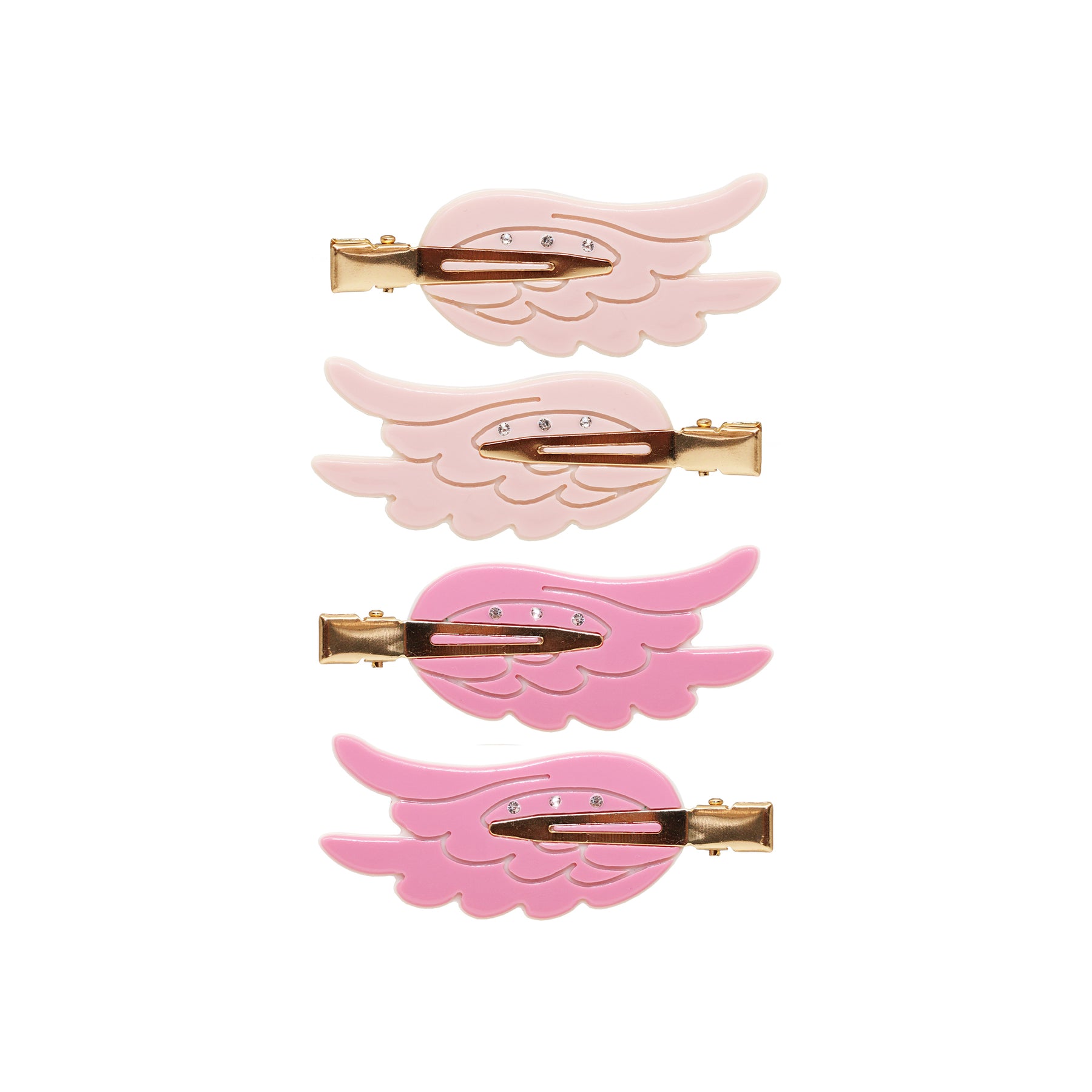 Popstar Creaseless Angel Wing Makeup Clips in Pink Aura & Emi Jay